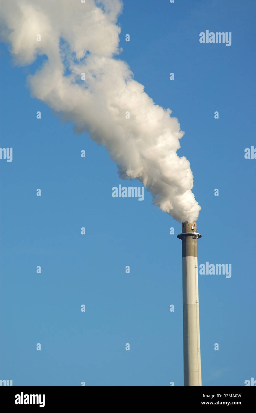 chimney with smoking Stock Photo - Alamy
