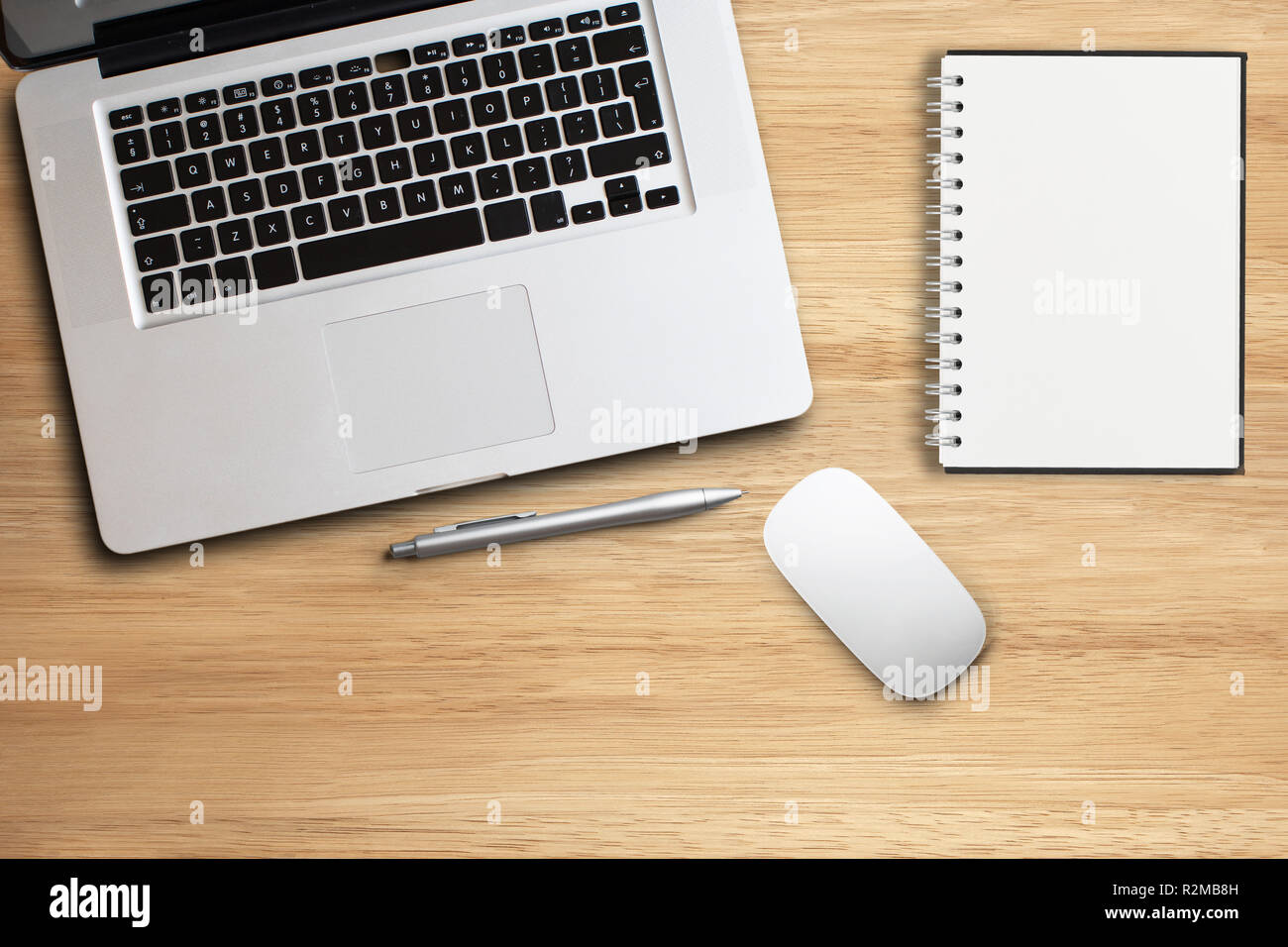 minimalistic modern computer workplace Stock Photo - Alamy