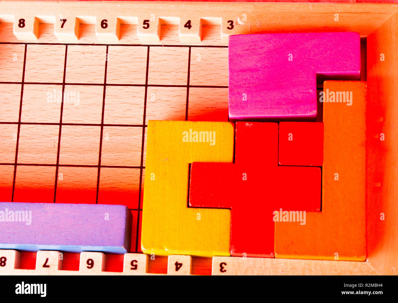 Tetris shapes hi-res stock photography and images - Alamy