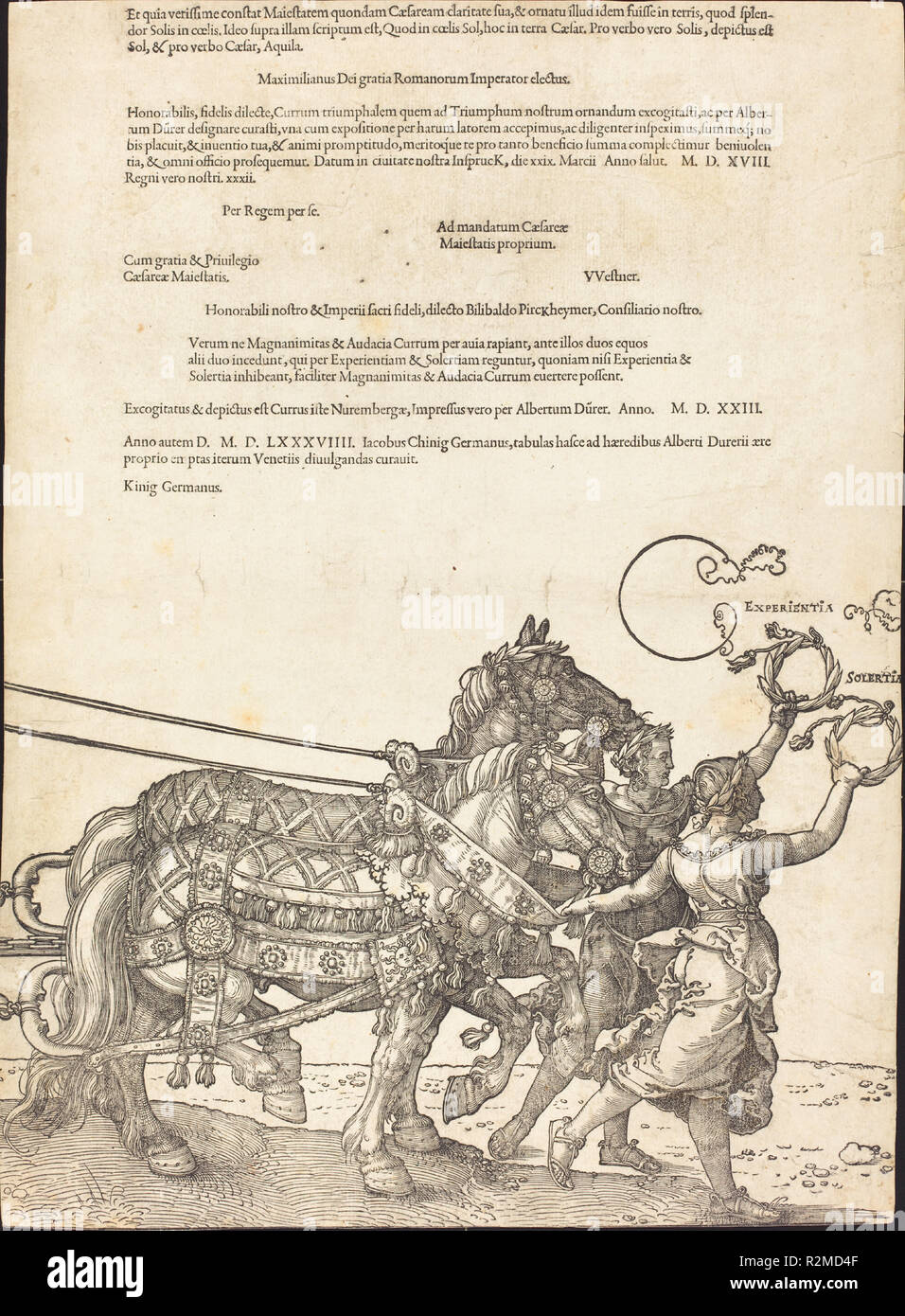 The Triumphal Chariot of Maximilian I (The Great Triumphal Car) [plate ...