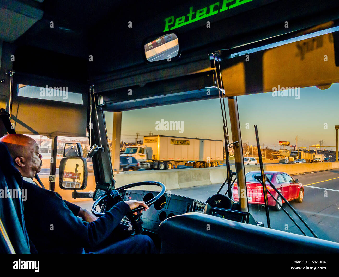 Peter Pan Bus Stamford, Connecticut, USA Stock Photo - Alamy