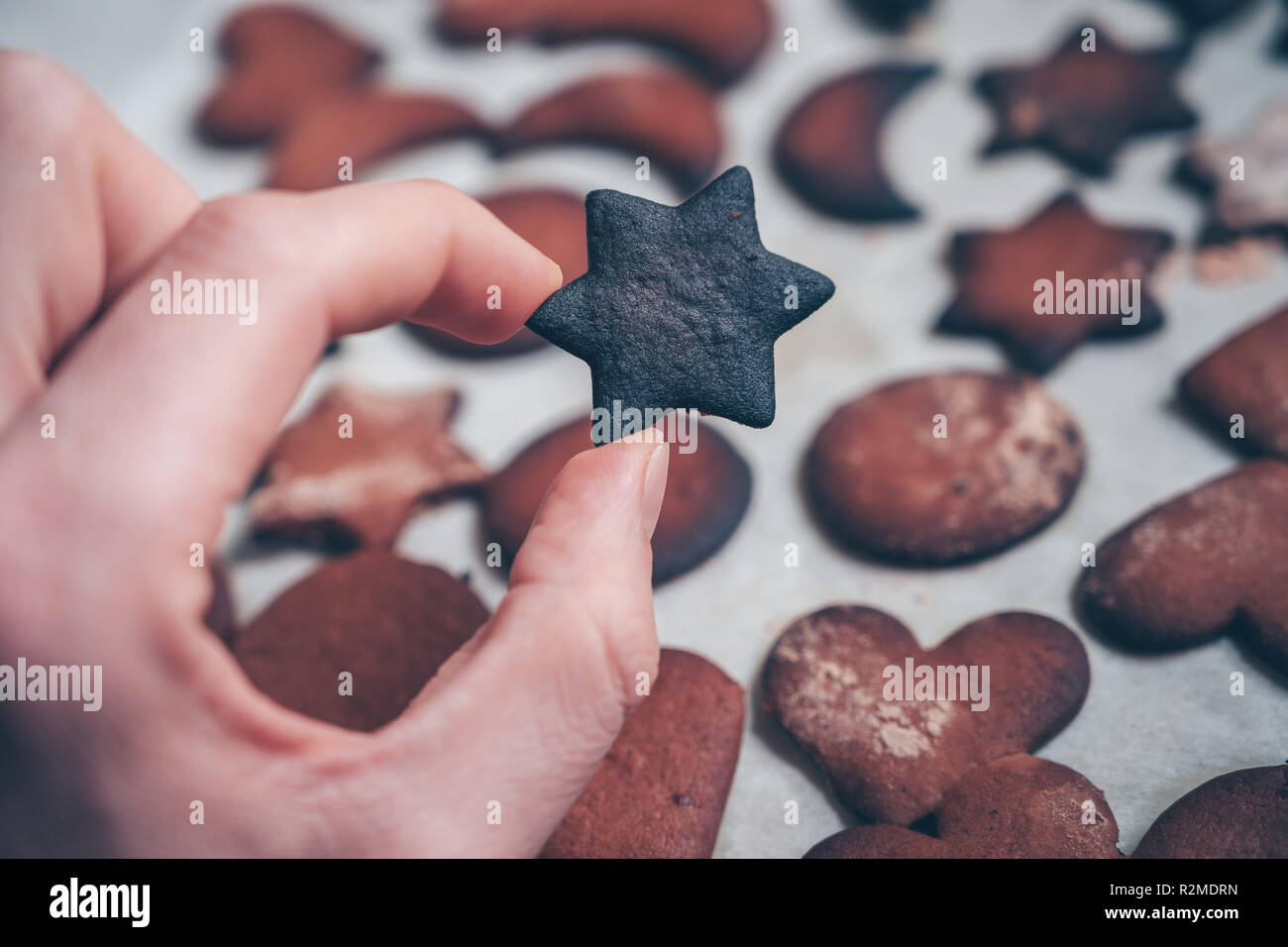 Burnt cookie hi-res stock photography and images - Alamy