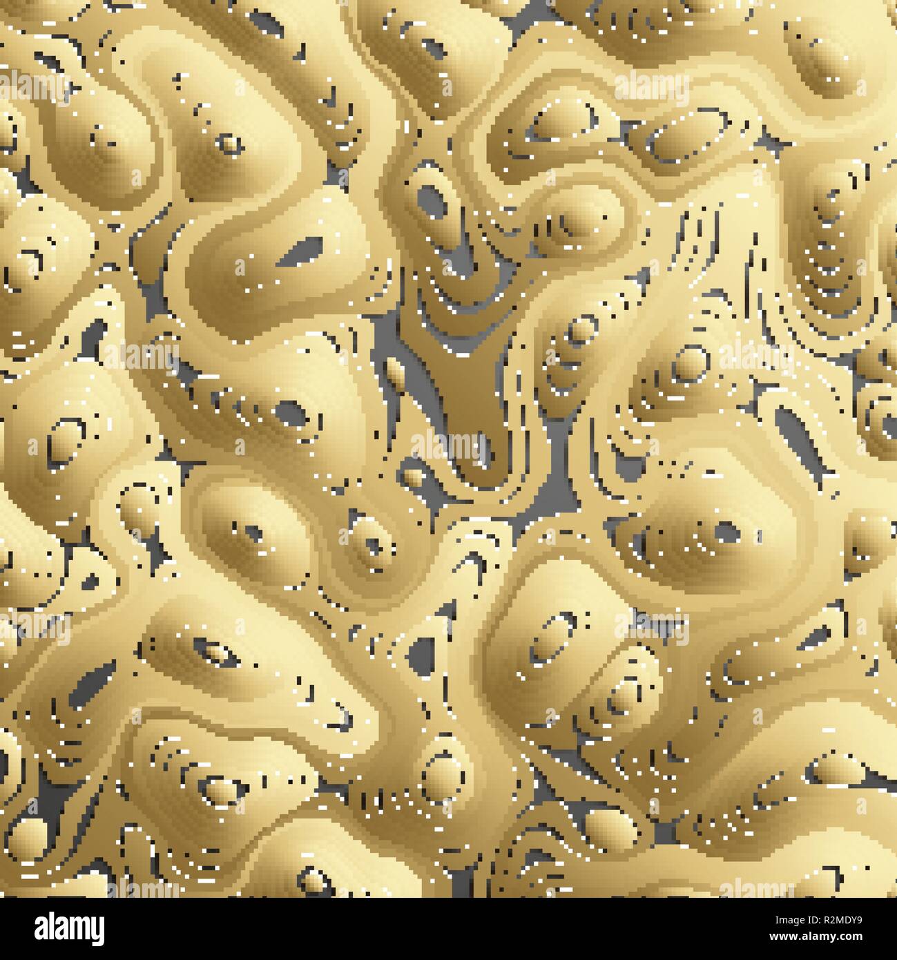 Luxury gold background. Wavy gold landscape consept of gold vector ...