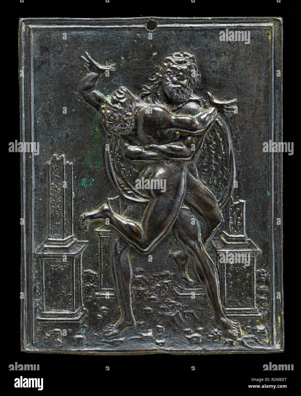 Hercules and Antaeus. Dated: late 15th - early 16th century. Dimensions ...