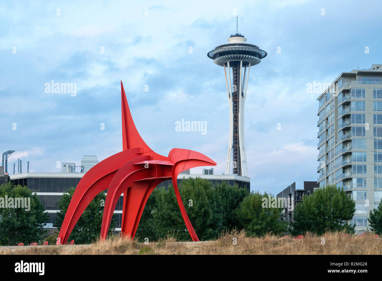 Seattle, Olympic Sculpture Park, The Eagle Stock Photo - Alamy