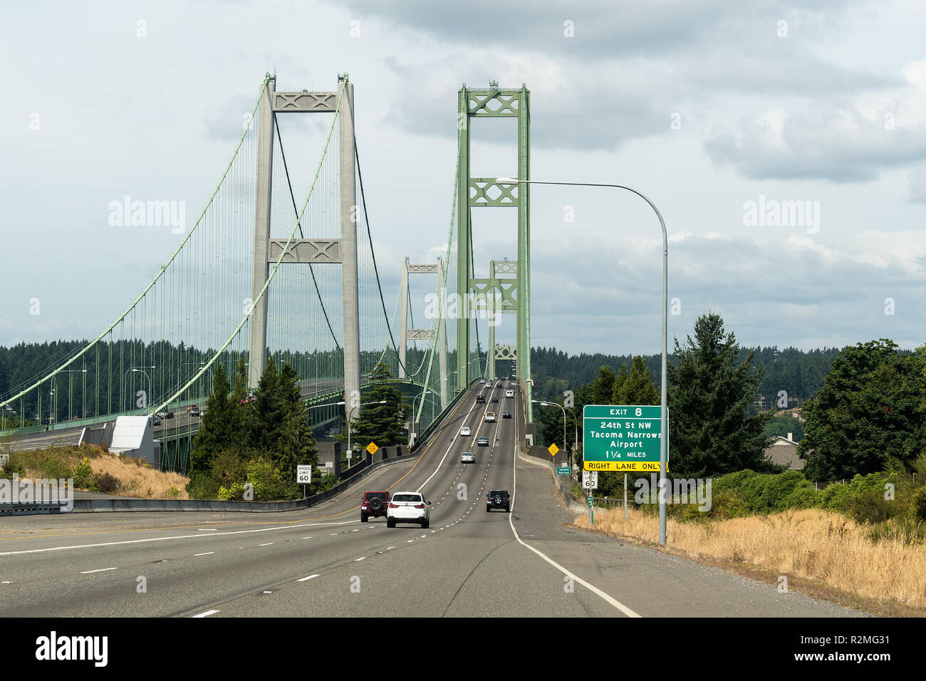 Washington, Puget Sound, bridge Stock Photo - Alamy
