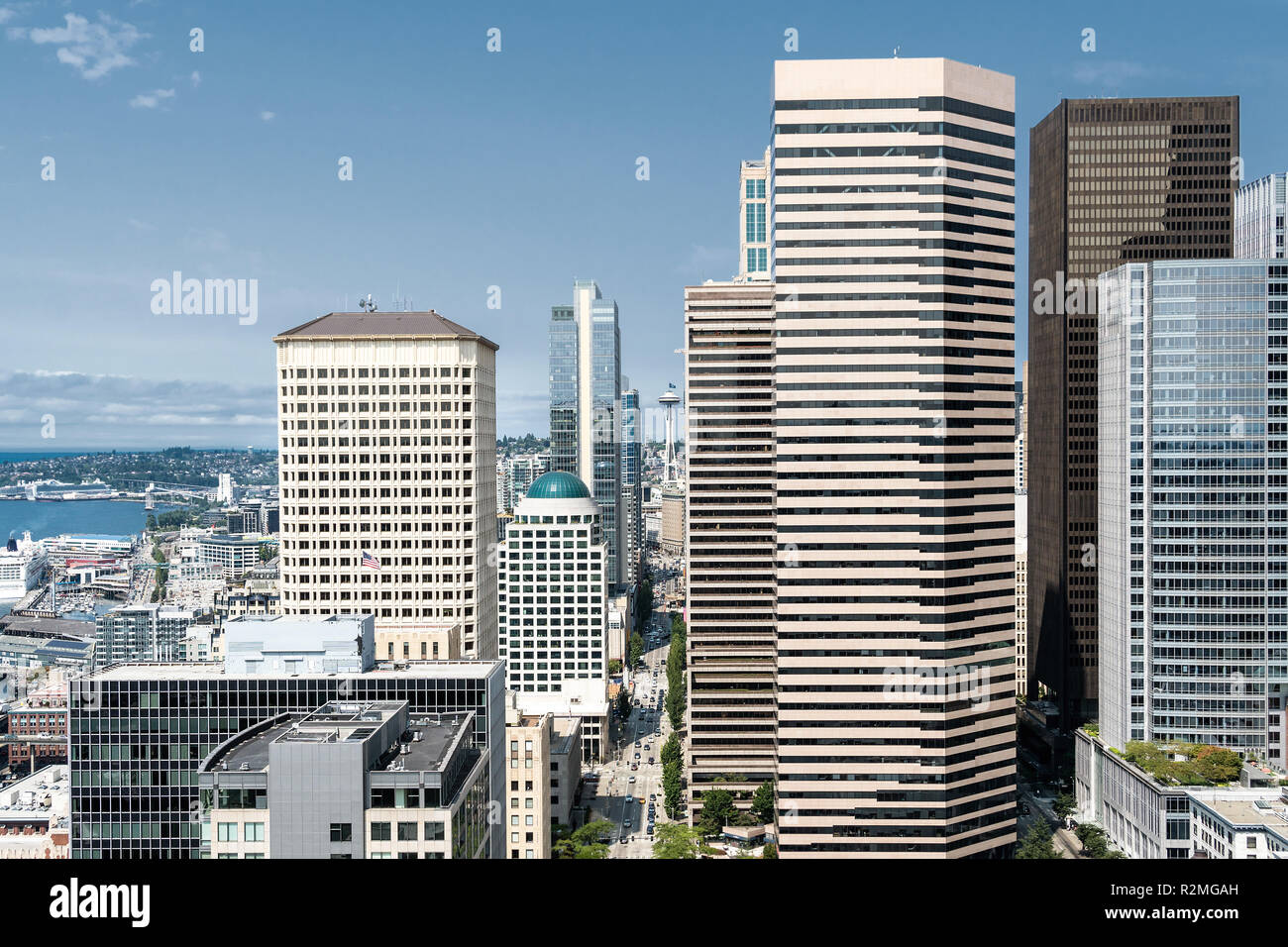 View from smith tower seattle hi-res stock photography and images - Alamy