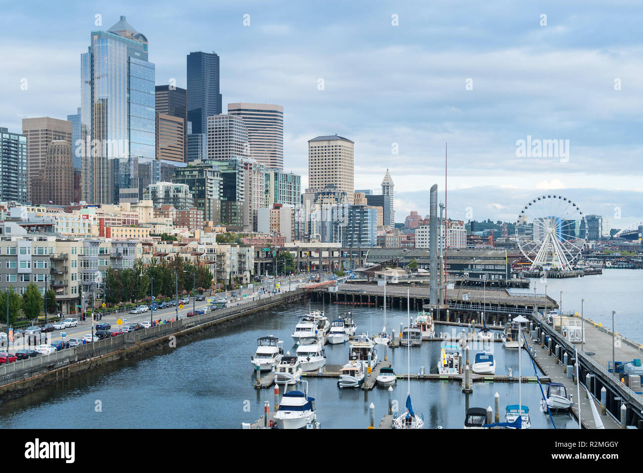 Seattle, waterfront, skyline Stock Photo - Alamy