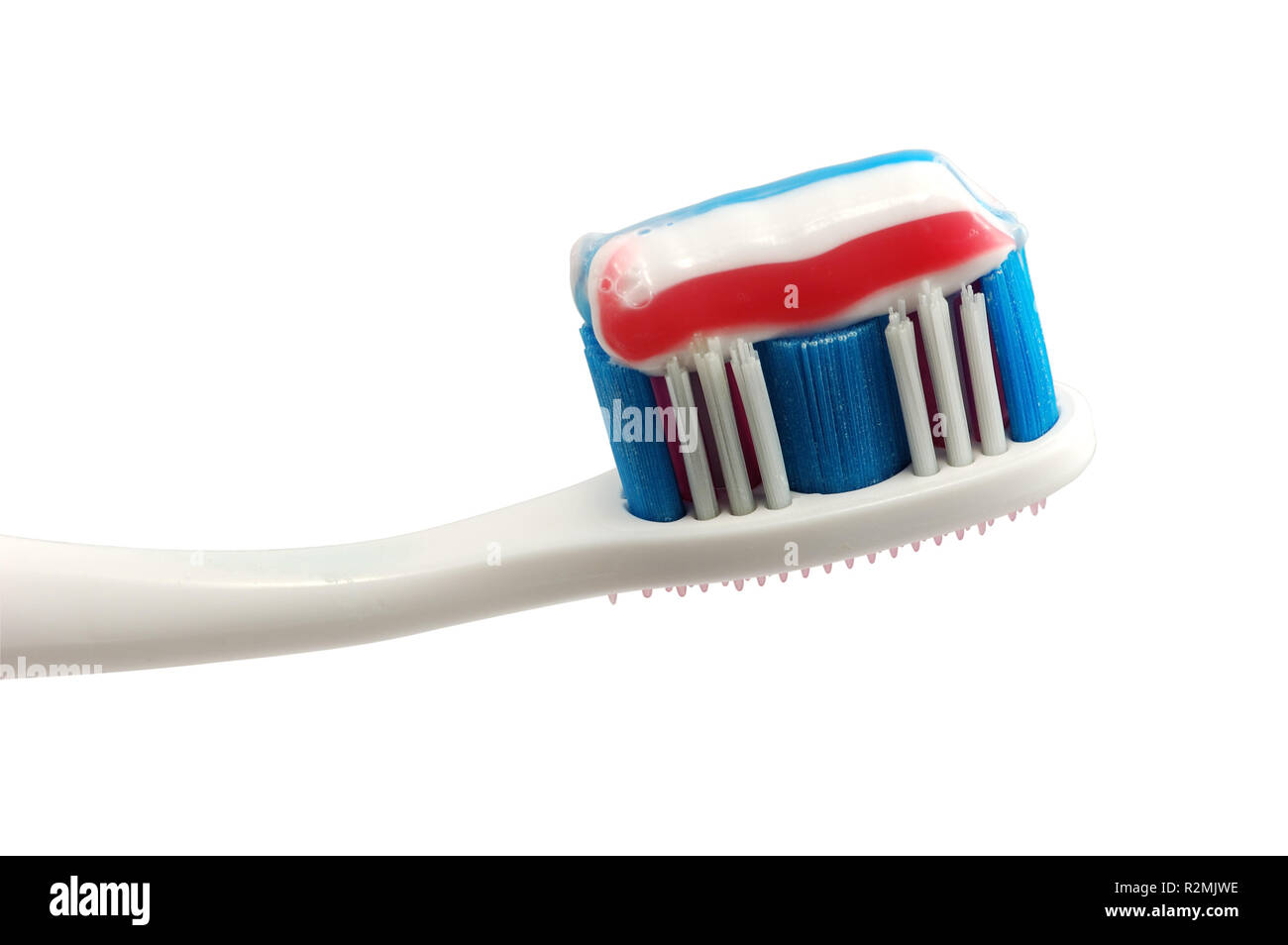 toothbrush with toothpaste Stock Photo - Alamy