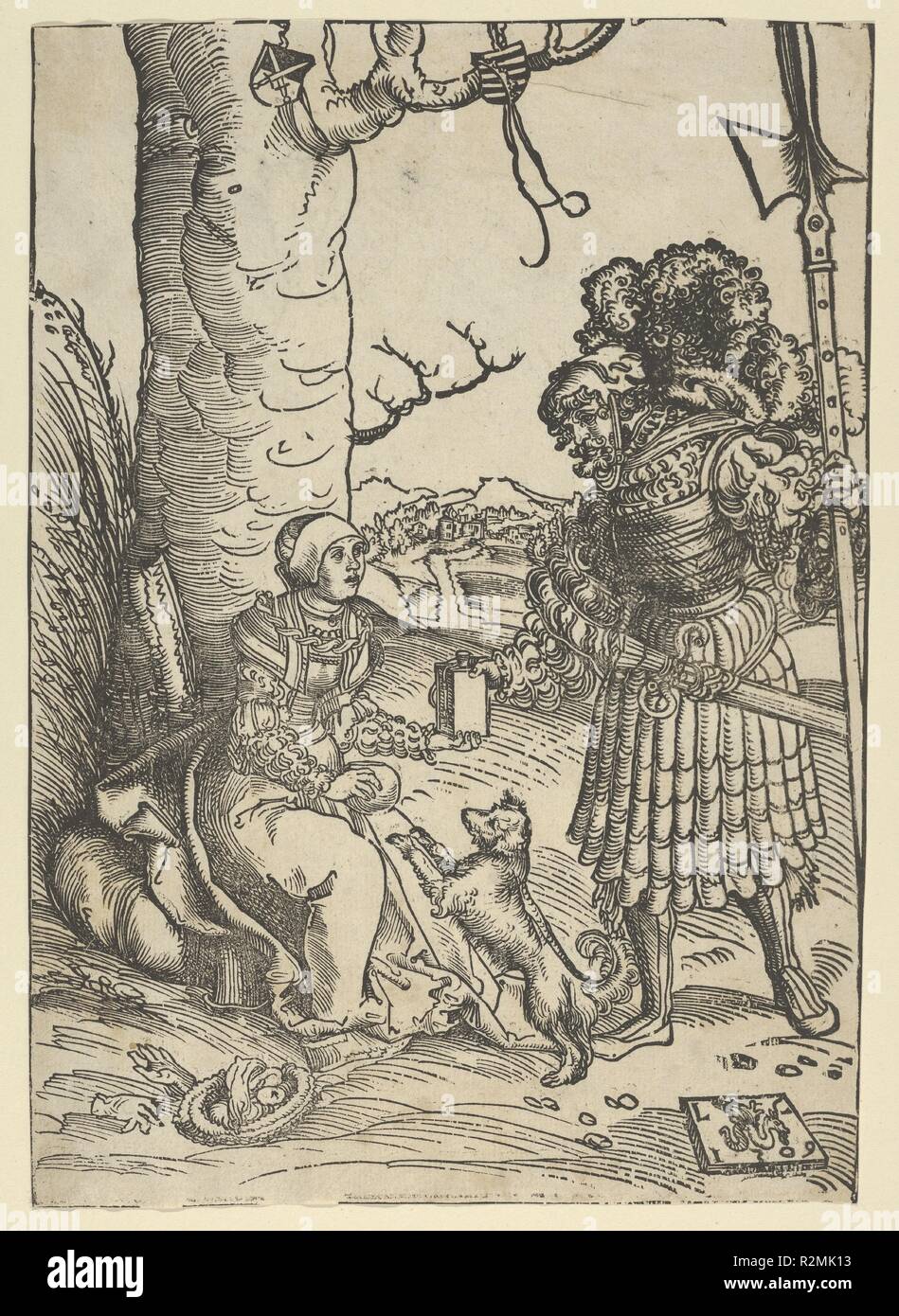 David and Abigail. Artist: Lucas Cranach the Elder (German, Kronach ...