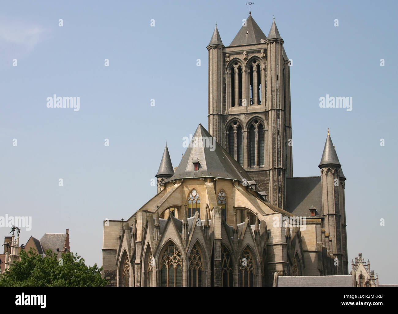 church in ghent Stock Photo - Alamy
