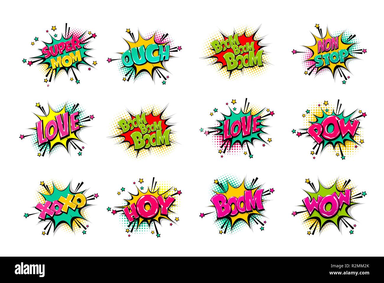 Bang comics word vector Cut Out Stock Images & Pictures - Alamy