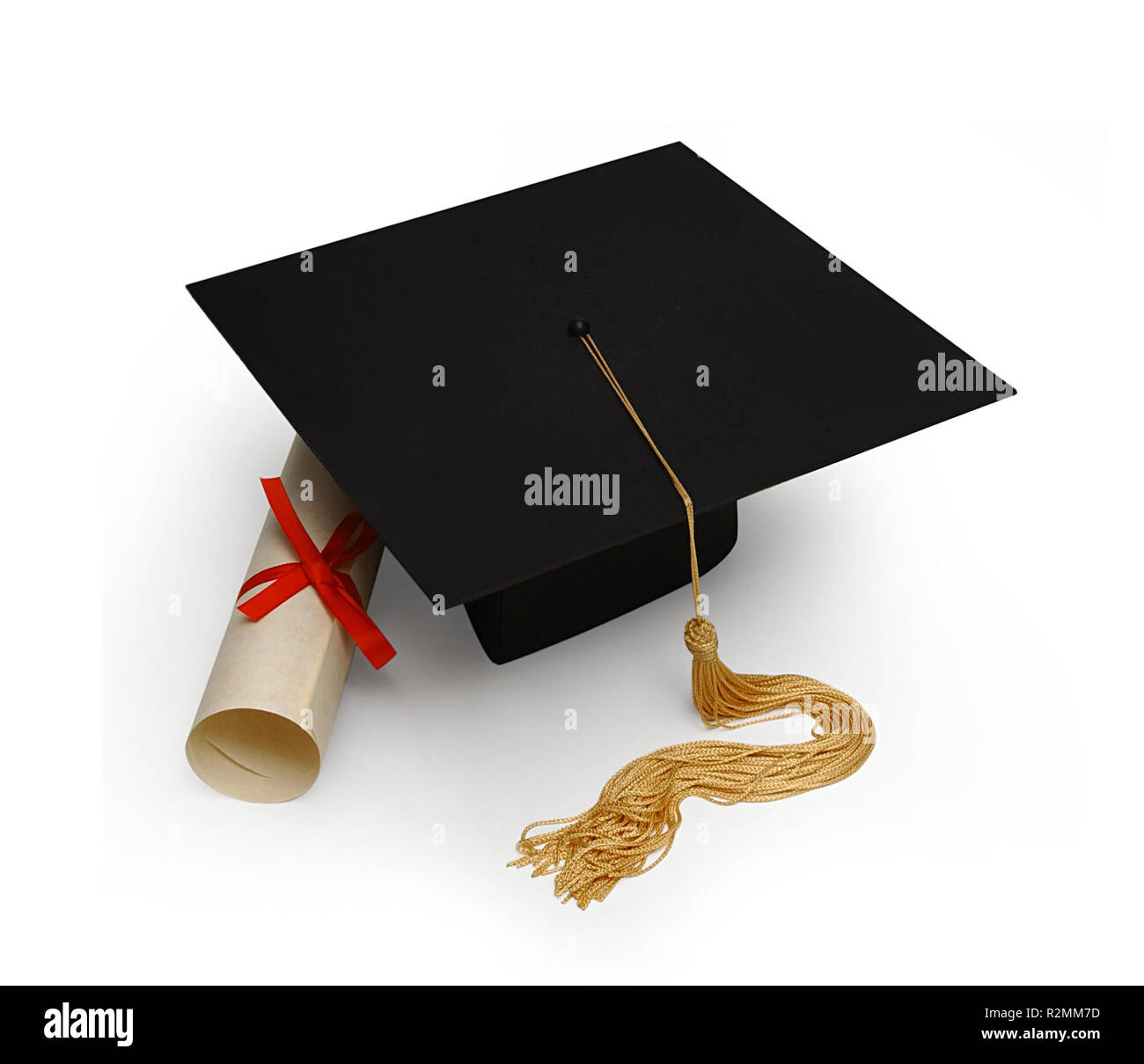 University diploma scroll Cut Out Stock Images & Pictures - Alamy