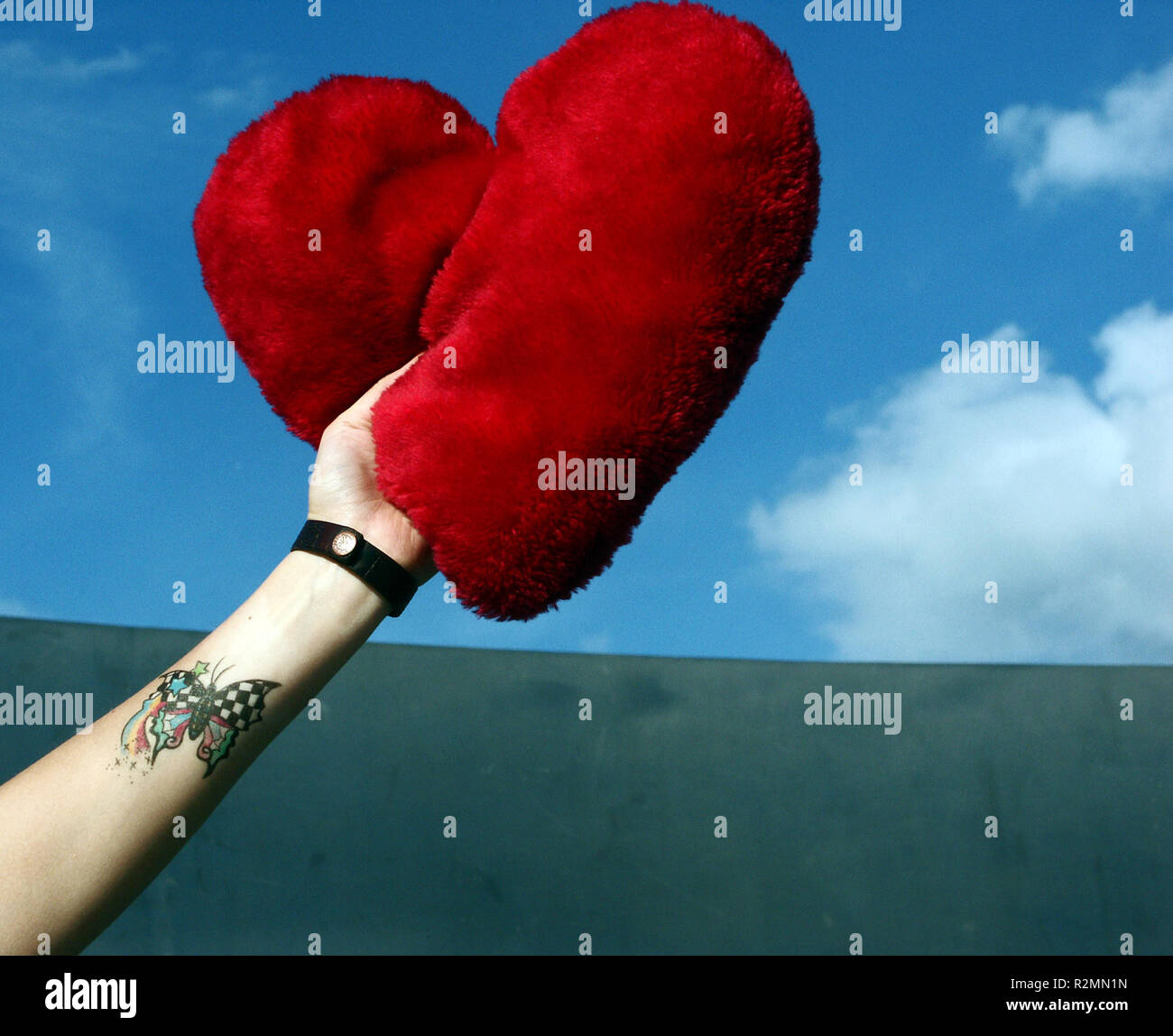 Love arm tatoo hi-res stock photography and images - Alamy