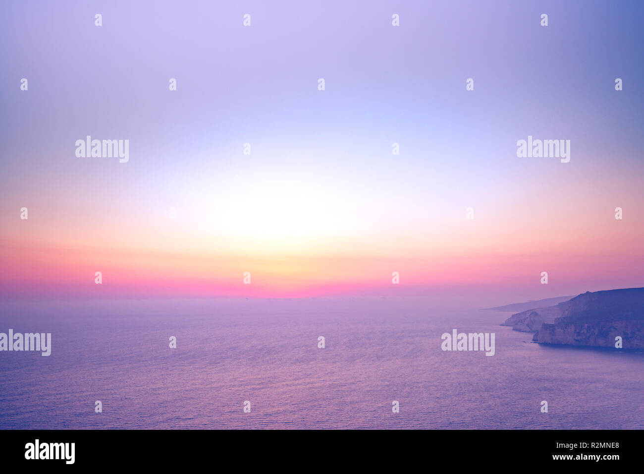 Amazing sunset on sea hi-res stock photography and images - Alamy