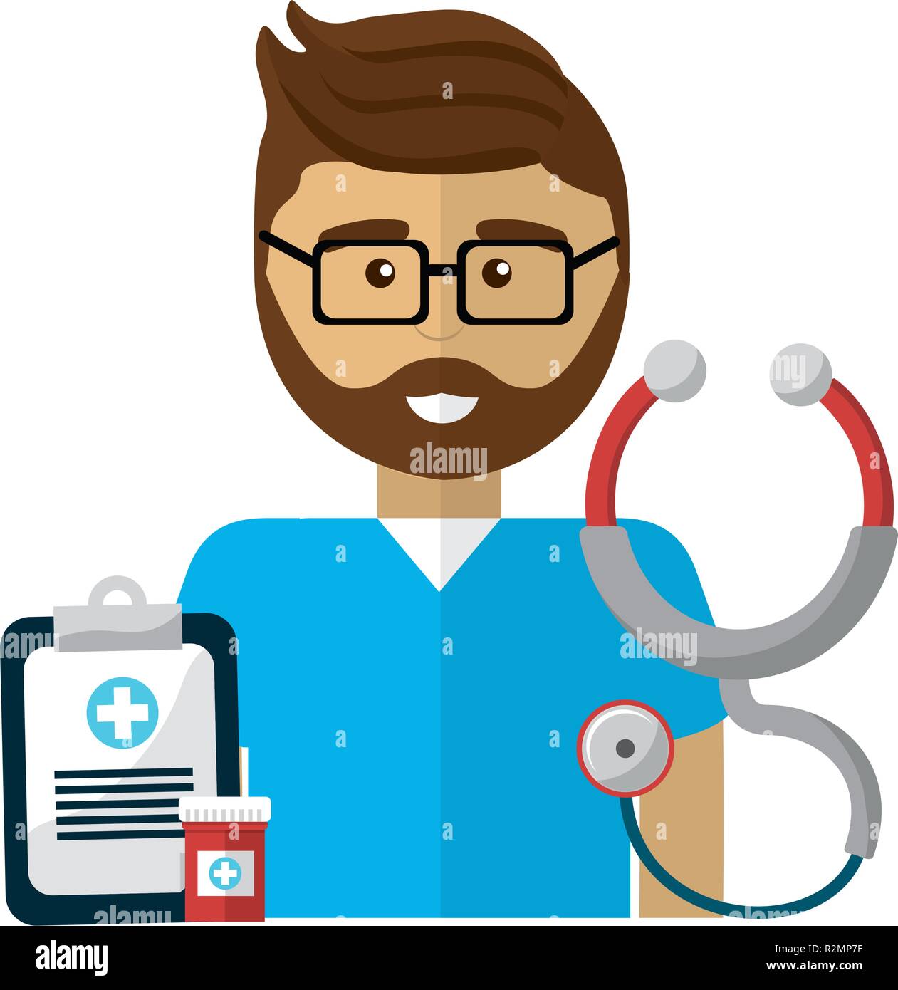 Isolated doctor design Stock Vector Image & Art - Alamy