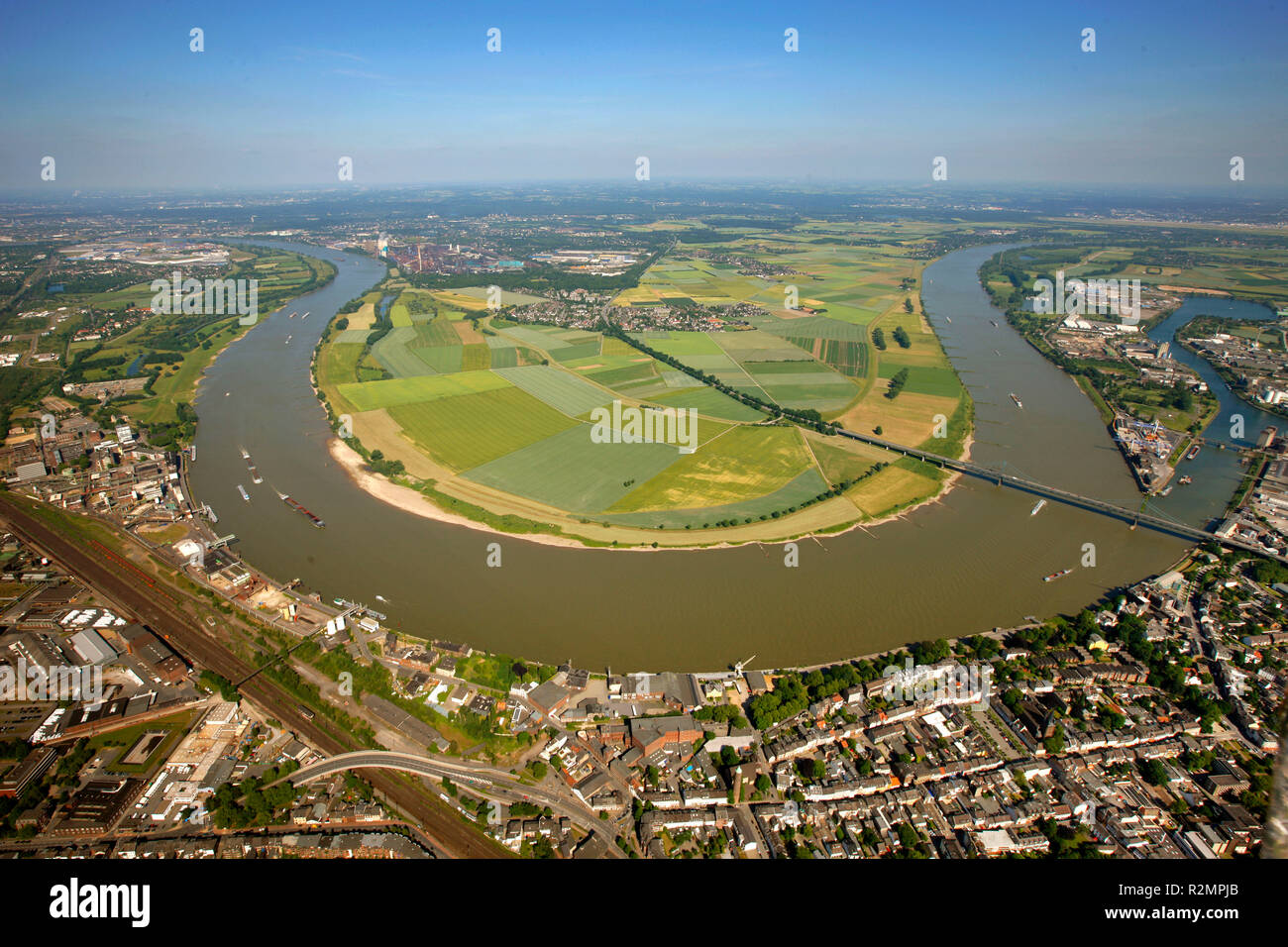Oxbow aerial hi-res stock photography and images - Alamy