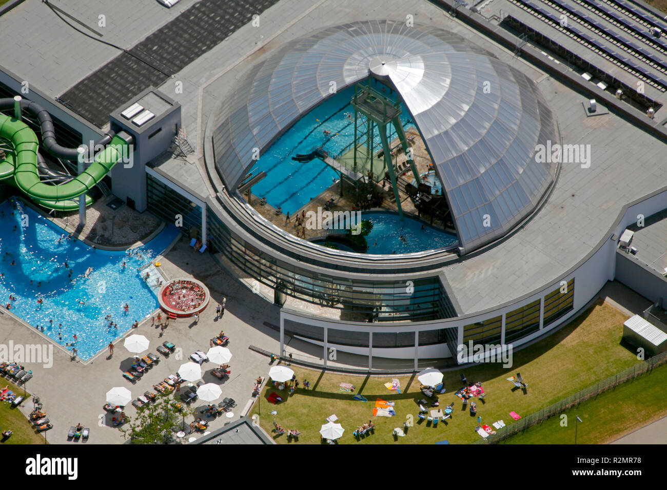 Aerial View Former Hut Site Neue Mitte Oberhausen Centro Marina