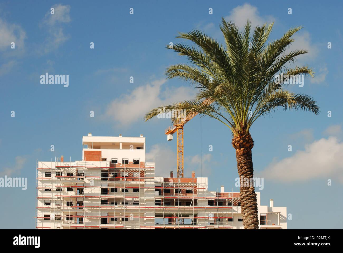 construction site in spain Stock Photo - Alamy