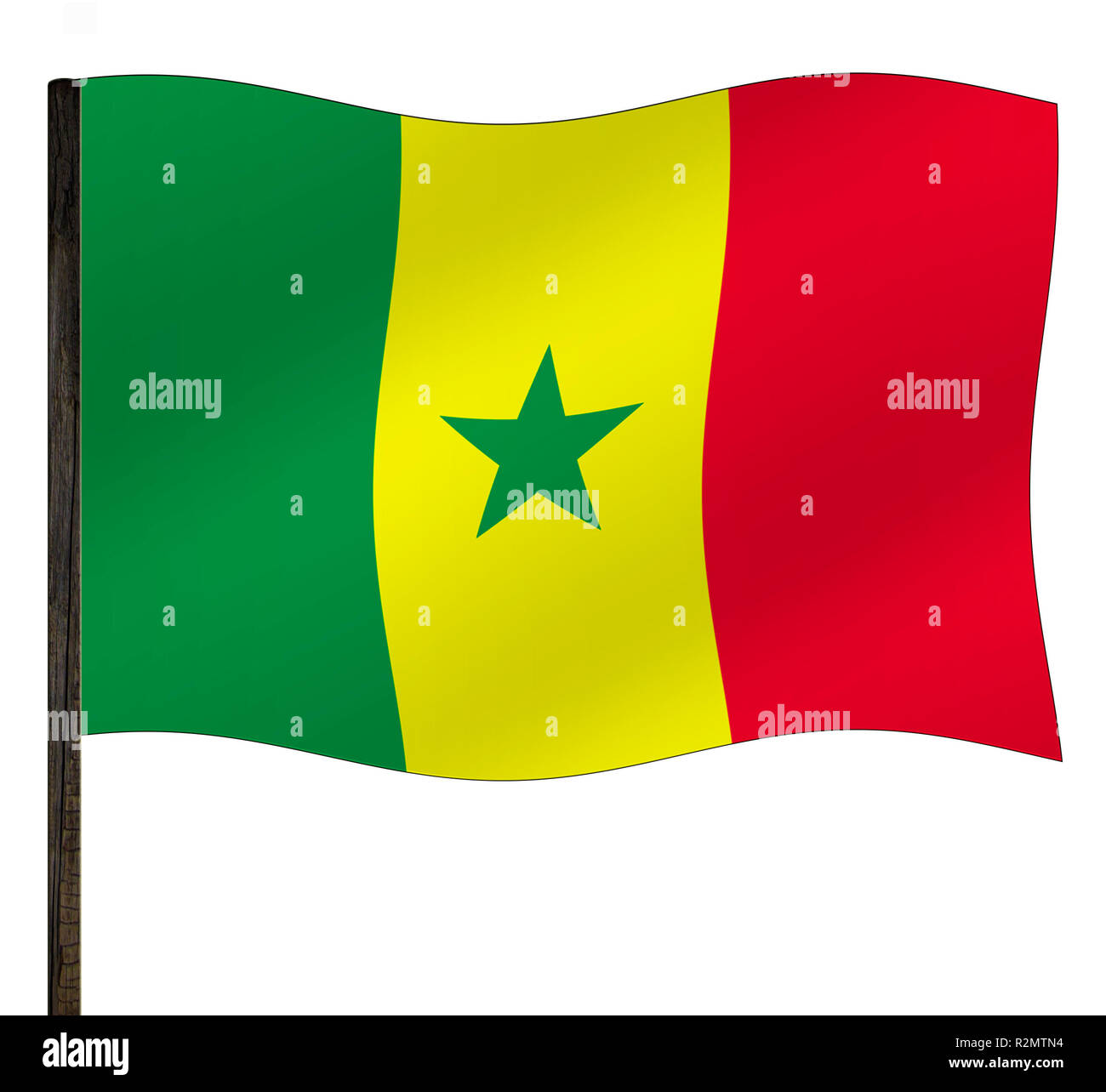 flag of senegal Stock Photo - Alamy