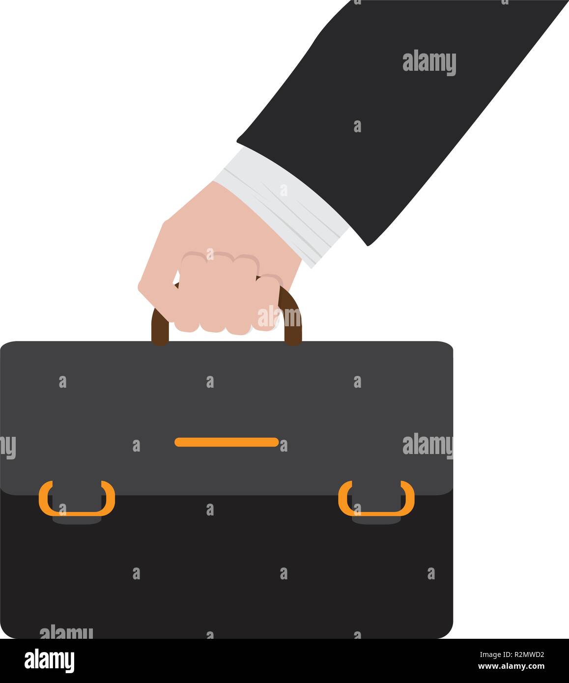 Hand holding a suitcase icon Stock Vector Image & Art - Alamy