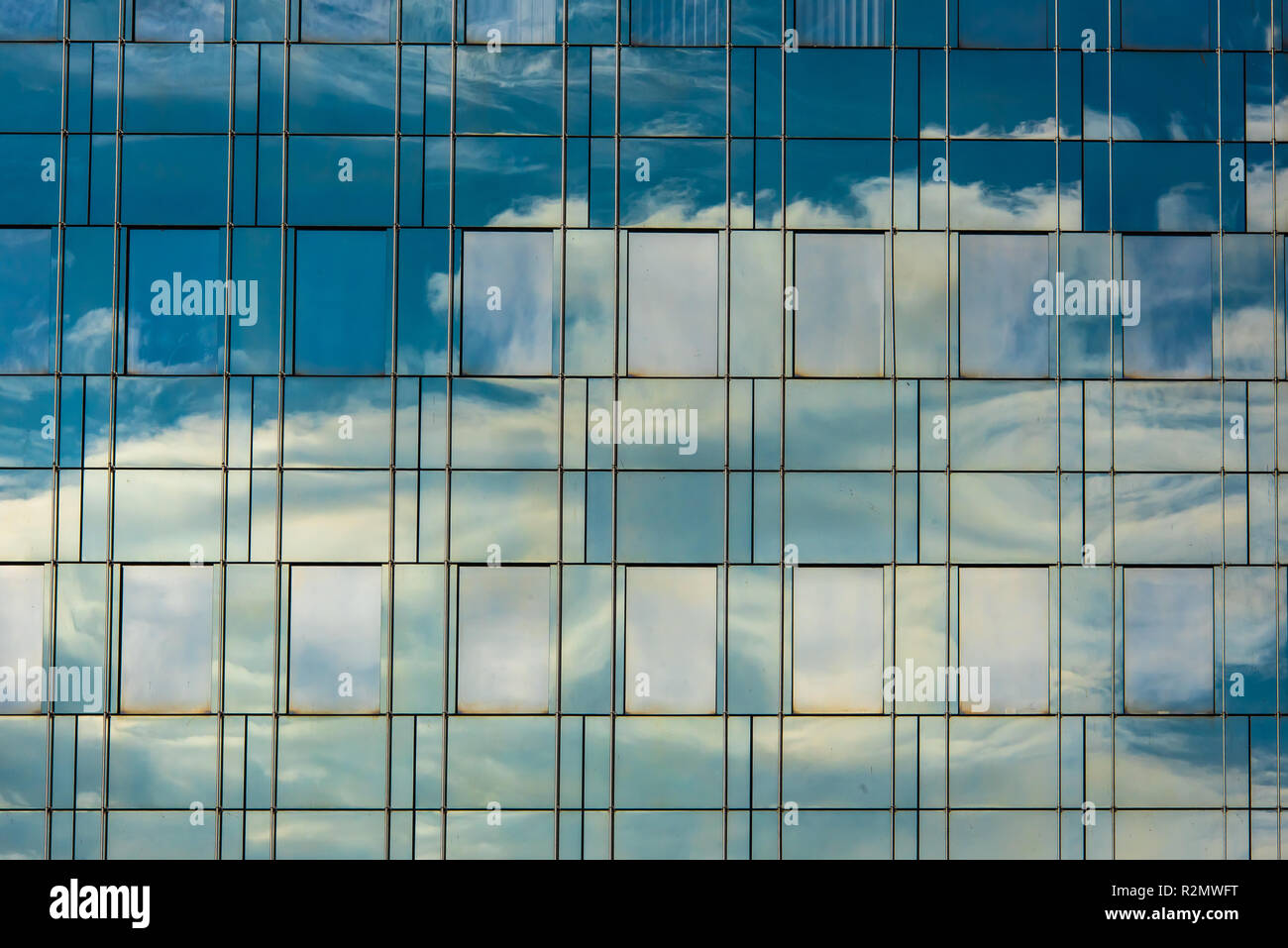 Facade, Window, Clouds, Pattern Stock Photo - Alamy