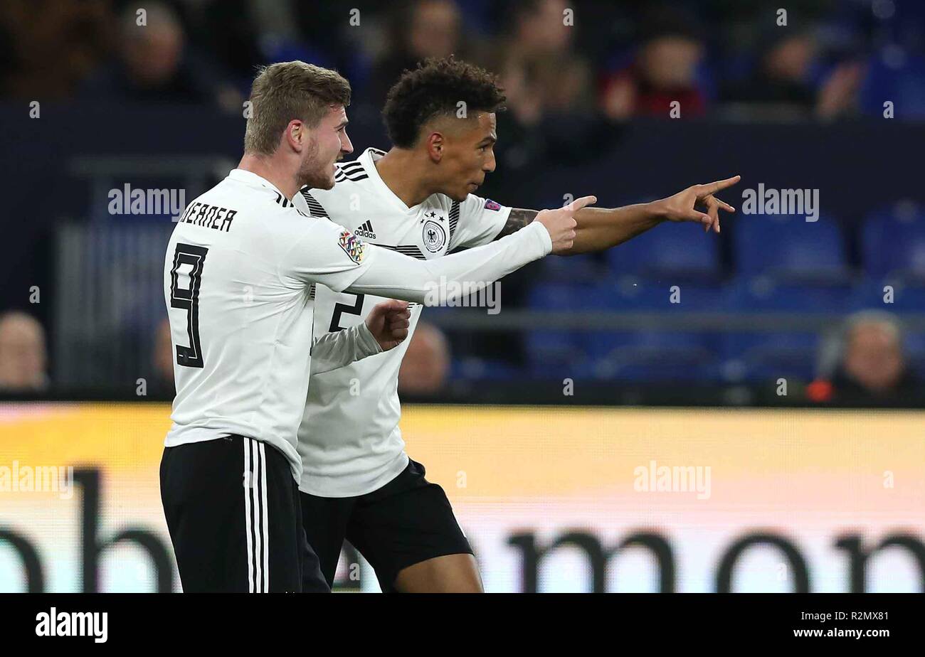 Gelsenkirchen, Deutschland. 19th Nov, 2018. firo: 19.11.2018, football ...