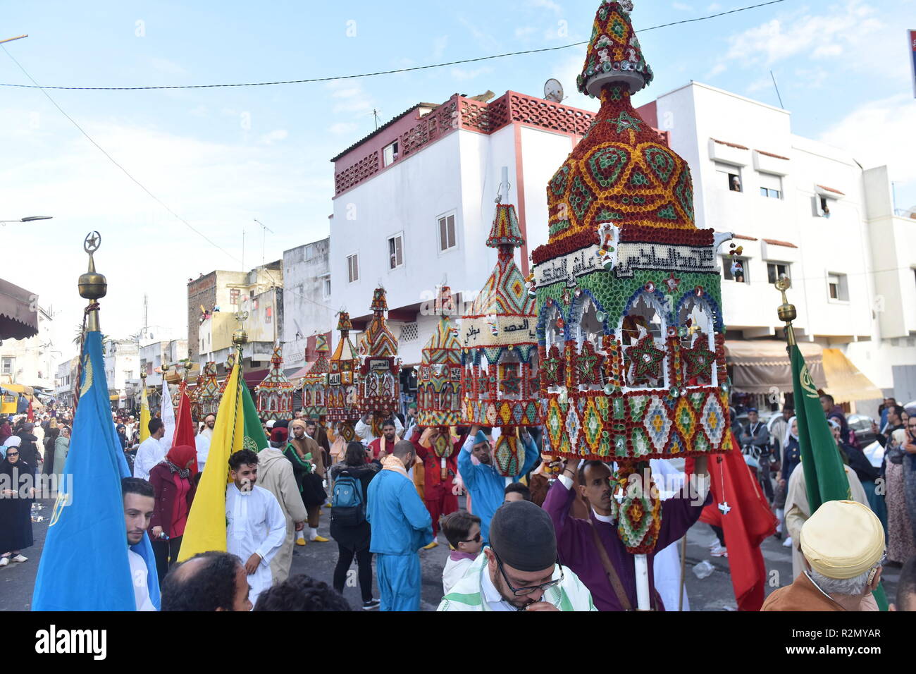 Sale, Morocco. 19th Nov, 2018. Photo taken on Nov. 19, 2018 shows the ...