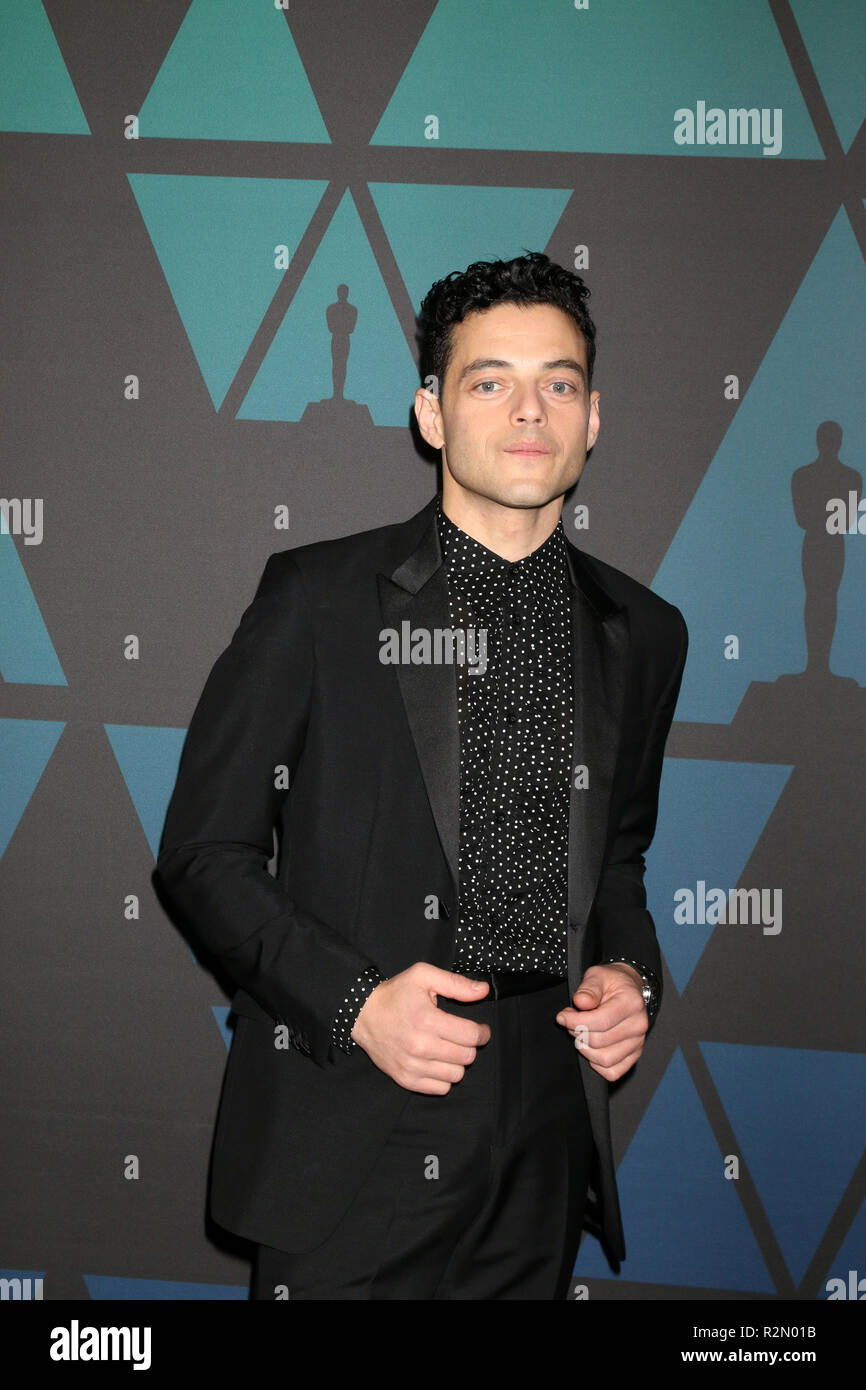 Los Angeles, CA, USA. 18th Nov, 2018. LOS ANGELES - NOV 18: Rami Malek ...