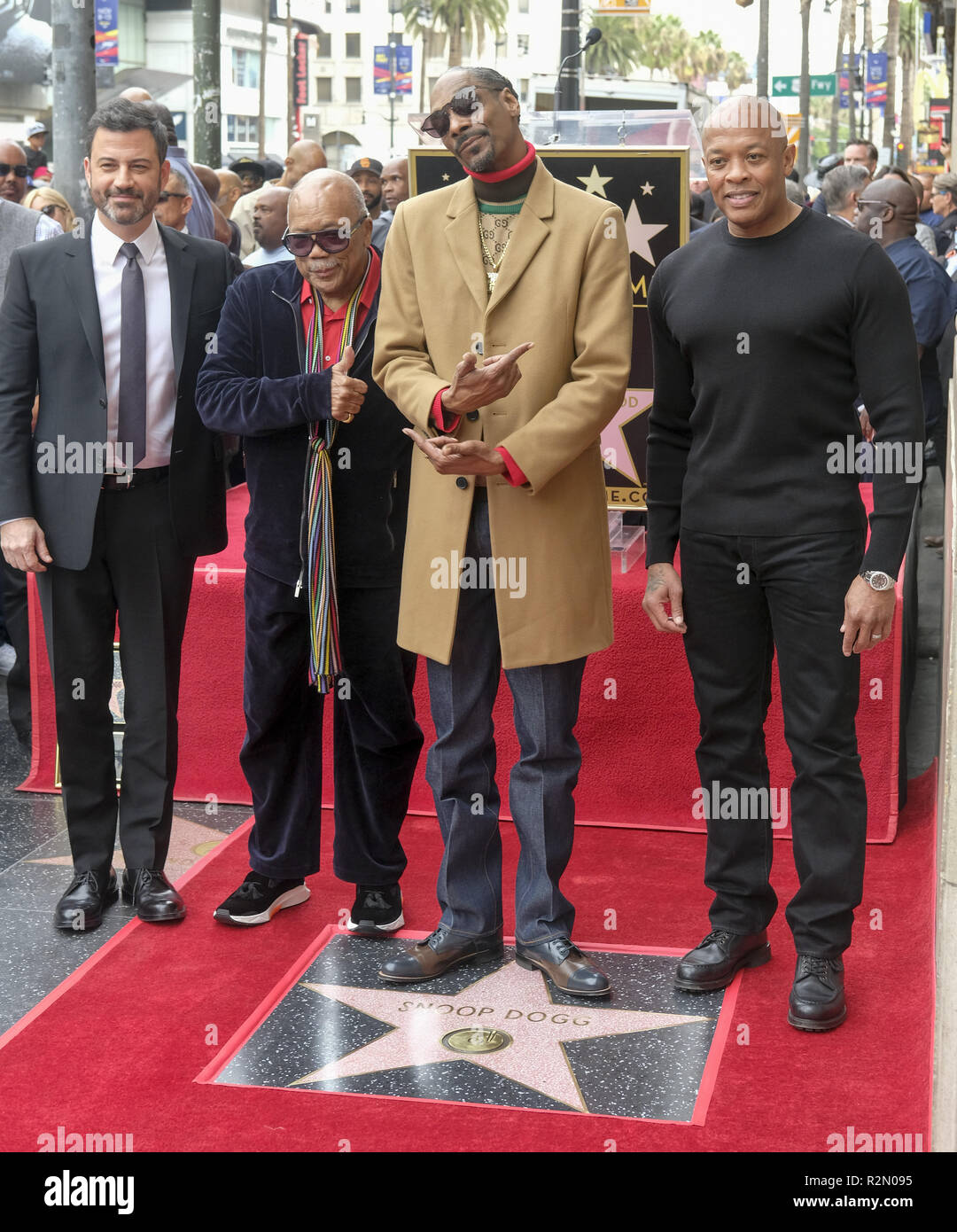 Los Angeles, California, USA. 19th Nov, 2018. Rapper Snoop Dogg attends ...