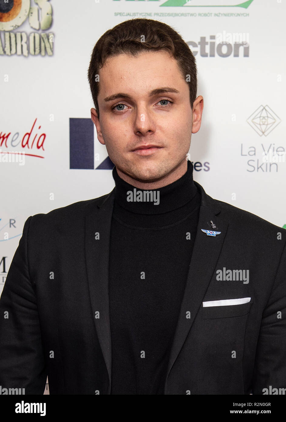 Aleksander Wrobel attends the UK premiere of '303 Squadron' at the ...