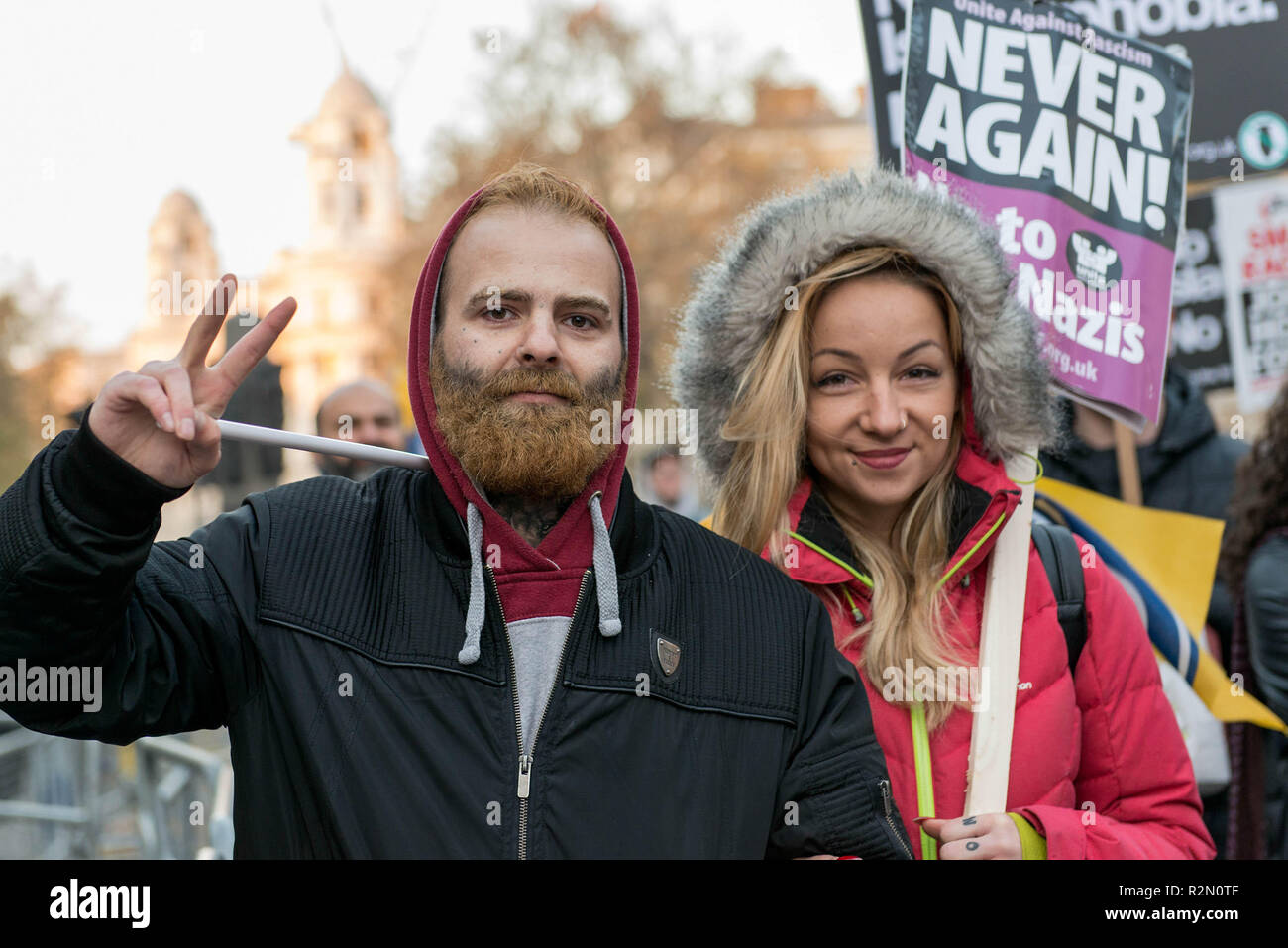 Anti racist protest placard hi-res stock photography and images - Alamy