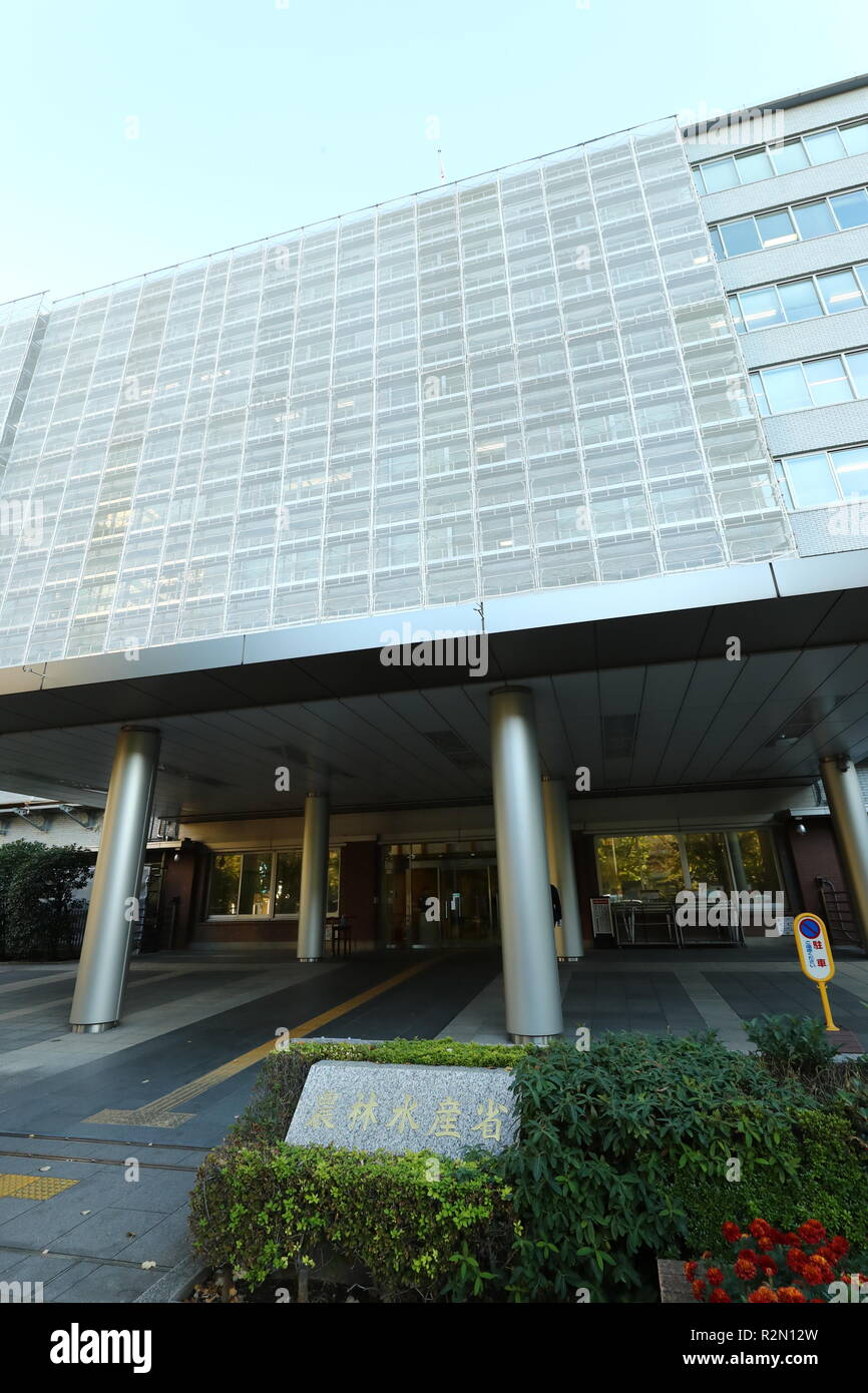 A general view of the Central Government Building No.1, housing the ...