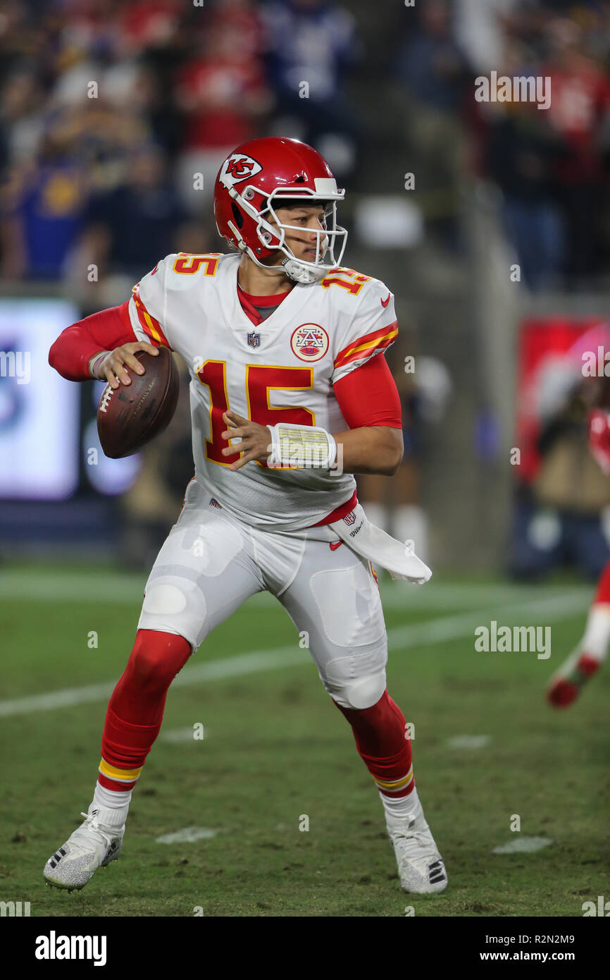 Los Angeles, CA, USA. 19th Nov, 2018. Kansas City Chiefs quarterback ...