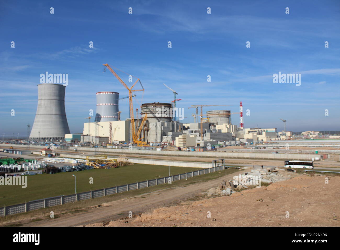 Belarusian nuclear power plant hi-res stock photography and images - Alamy