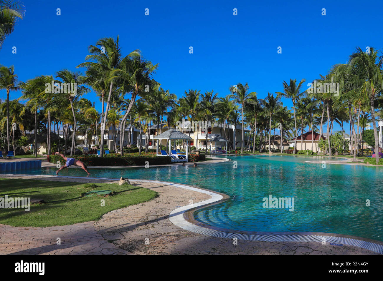 Tropical resort concierge hi-res stock photography and images - Alamy