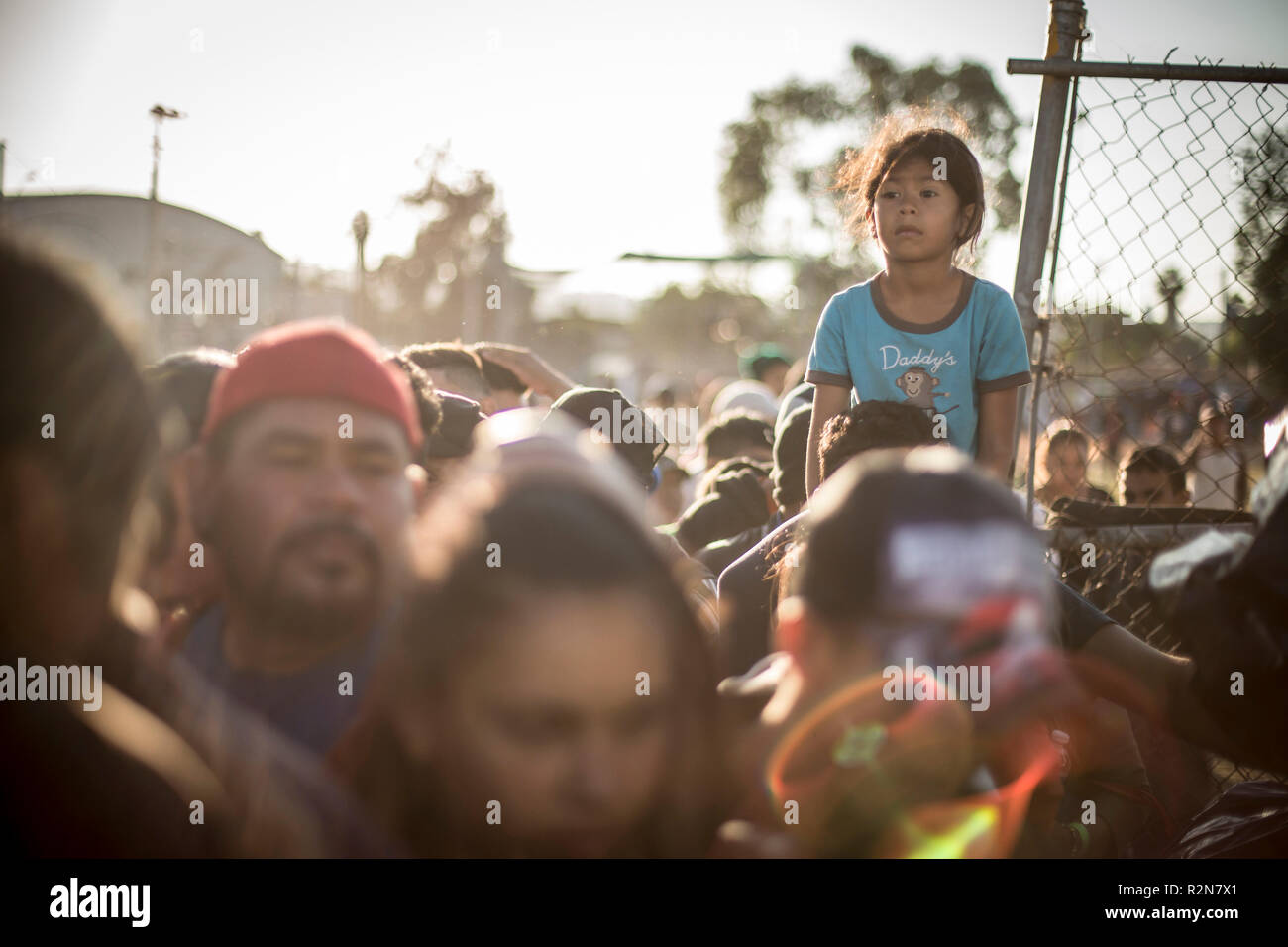 Tijuana migrants 2018 hi-res stock photography and images - Alamy
