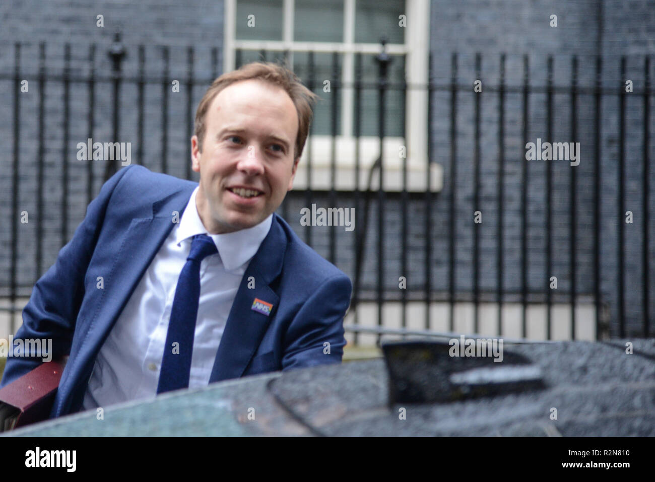 London 20th November 2018: Matt Hancock MP, Secretary of State for ...