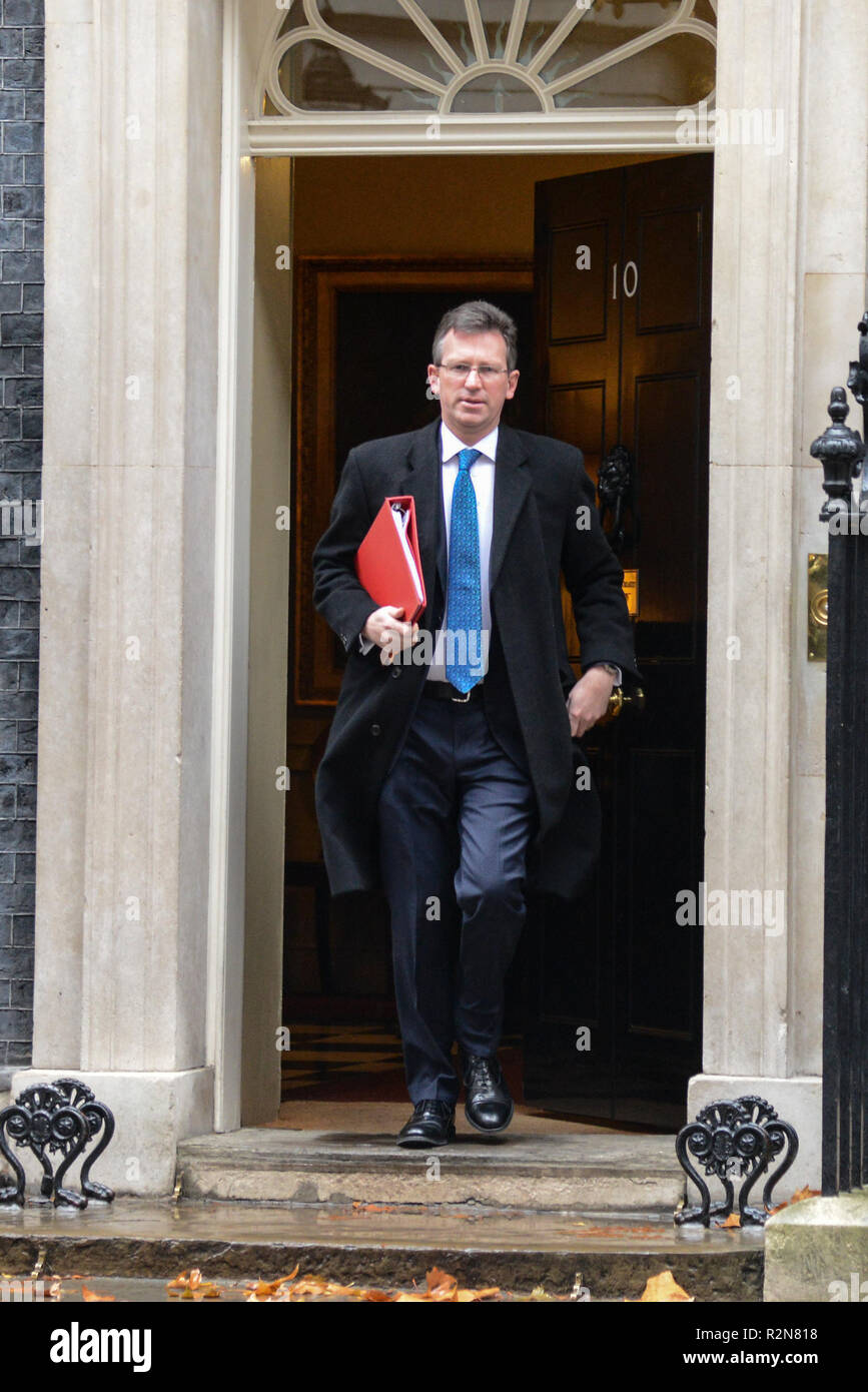 London 20th November 2018: Jeremy Wright MP, Secretary of State for ...