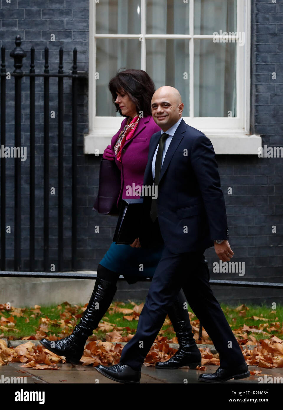 Home secretary sajid javid arrives hi-res stock photography and images ...