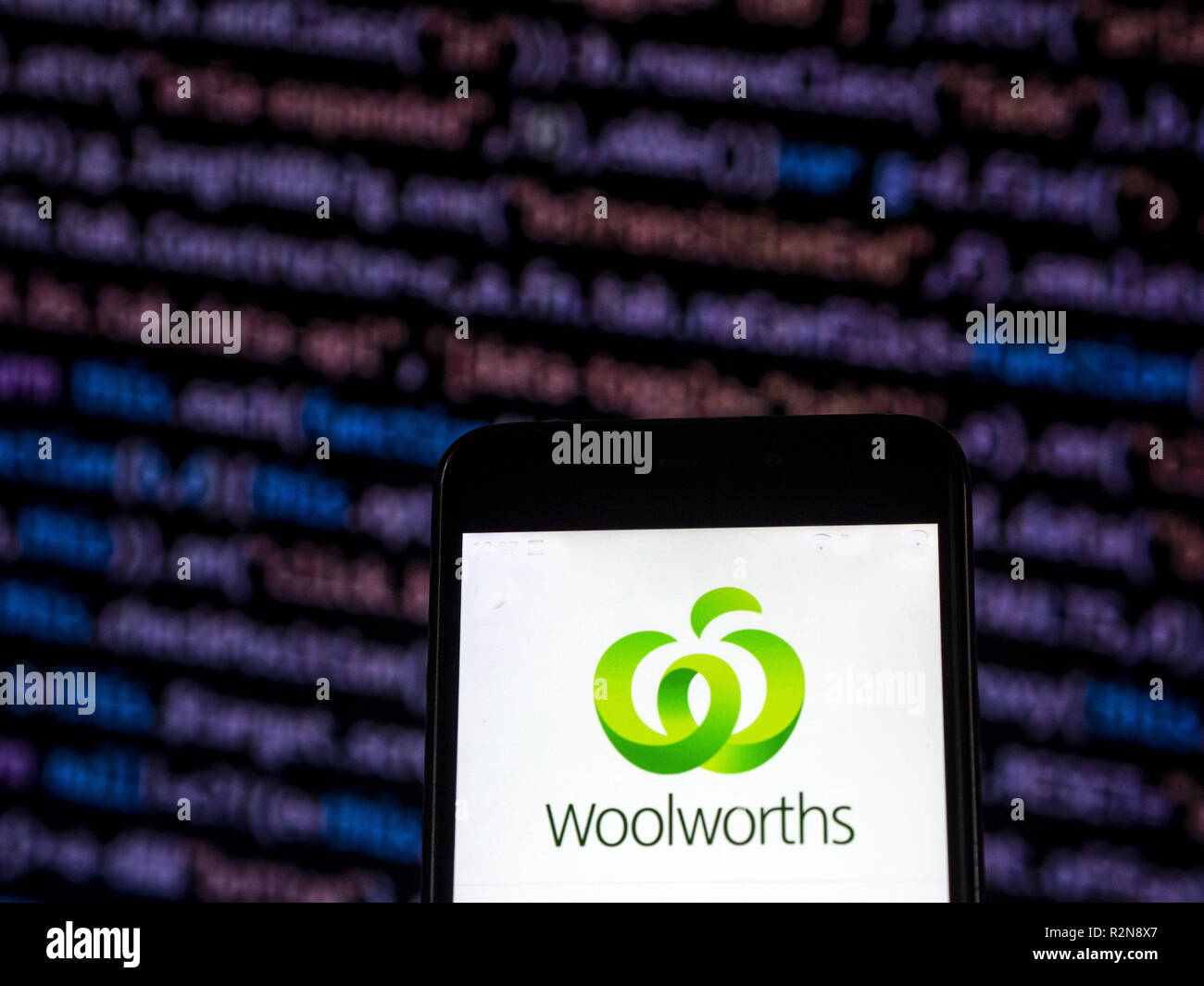 Woolworths supermarket logo hi-res stock photography and images - Alamy