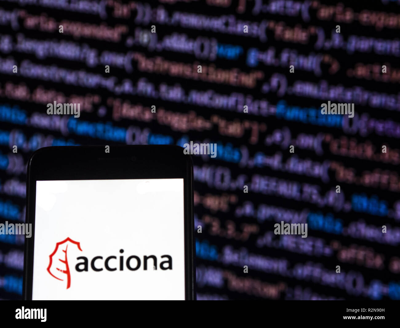 Acciona logo hi-res stock photography and images - Alamy