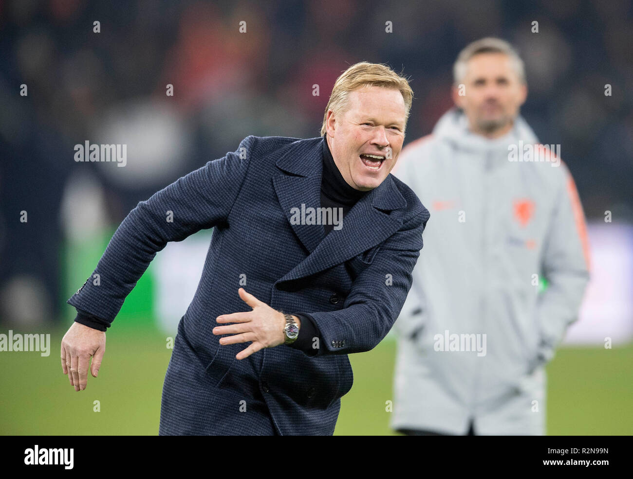 final jubilation coach Ronald KOEMAN (NED) Football Laender match, Nations League, Germany (GER ...