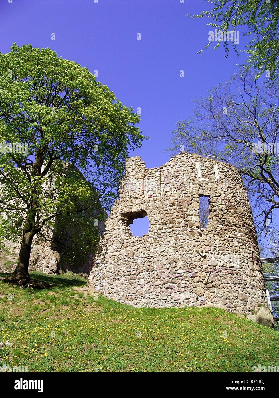 burgruine in bad liebenstein Stock Photo - Alamy