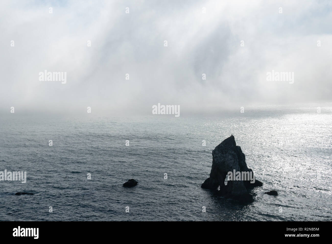 California, Pacific Coast close Rockport Stock Photo - Alamy
