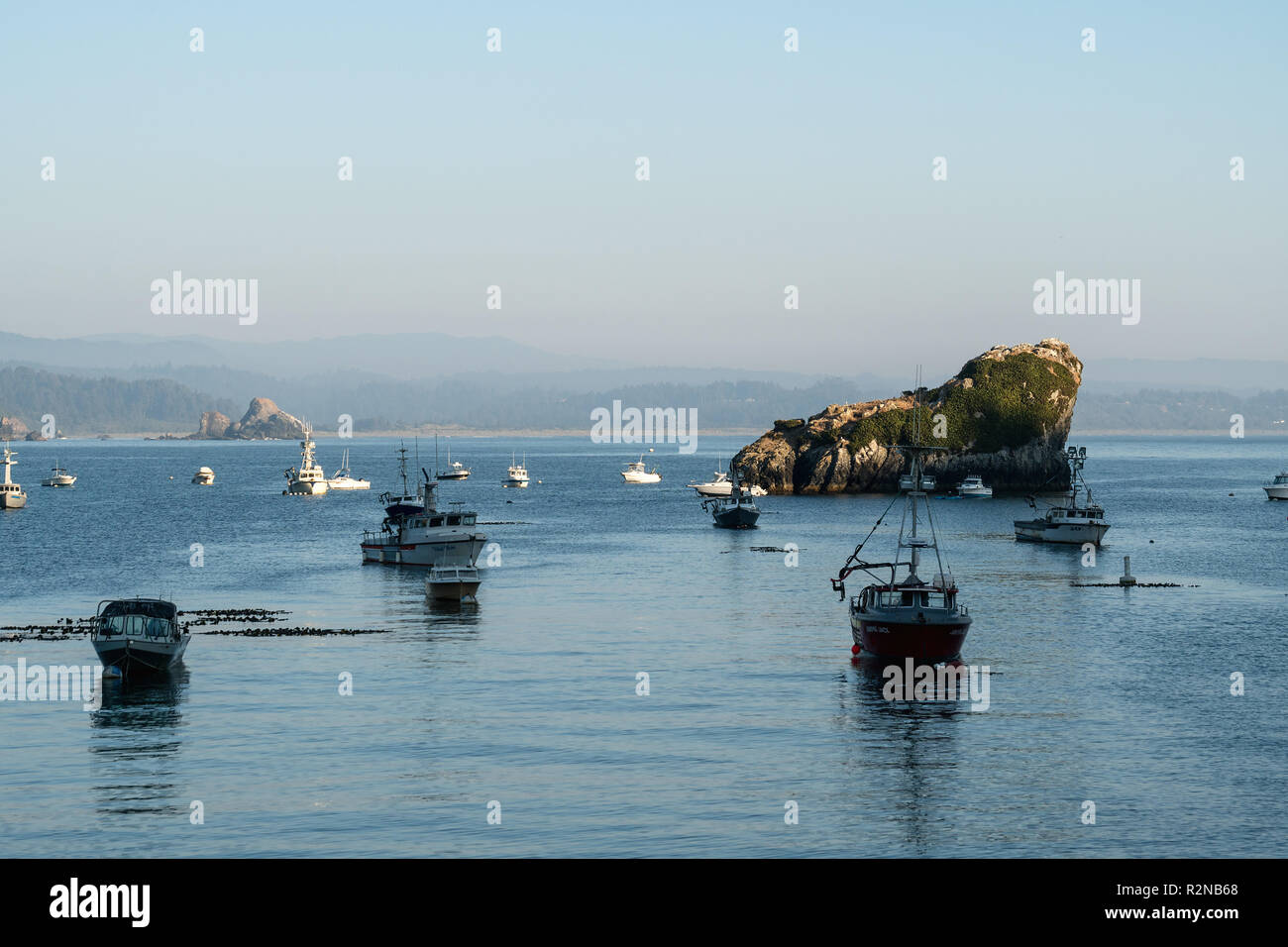 California, Pacific Coast, Trinidad, harbour Stock Photo - Alamy
