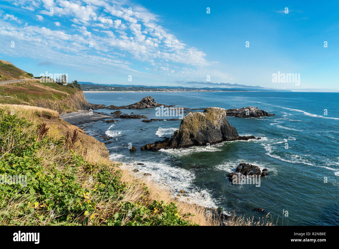 Oregon, Pacific Coast, Rocky Coast Stock Photo - Alamy