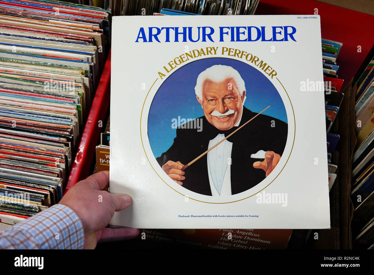 Album: Arthur Fiedler - A Legendary Performer Stock Photo - Alamy