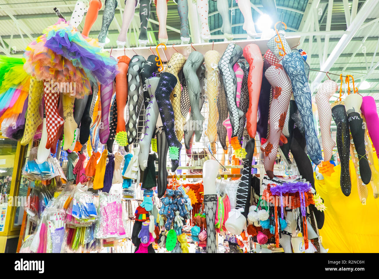 Stockings,tights,for,sale,at,famous,Rag Market,Bull Ring,Birmingham ...