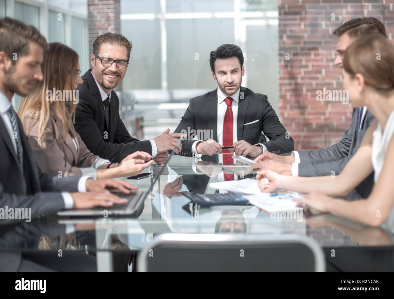 Brainstorming for a new project Stock Photo - Alamy